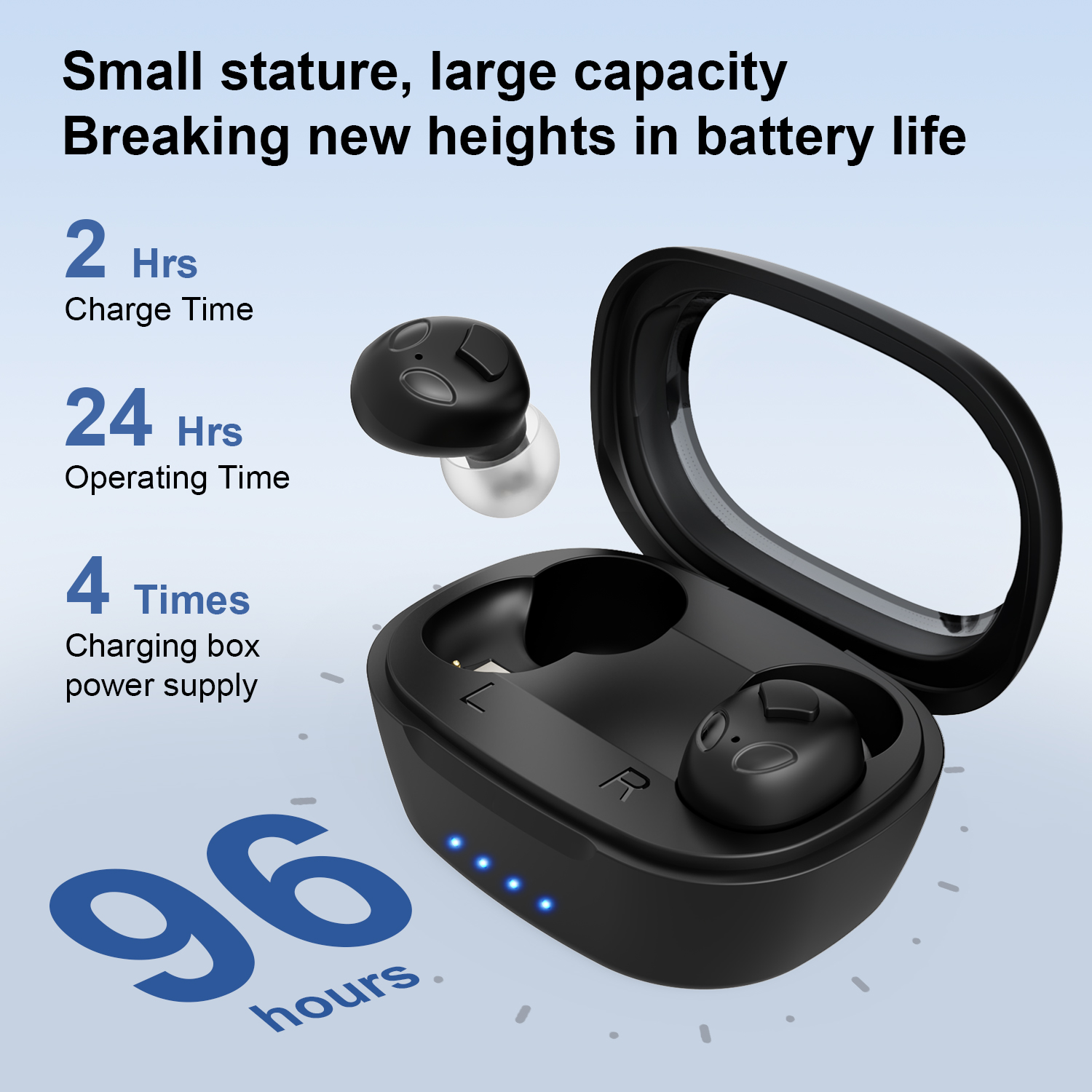 Hearing Aid Device Rechargeable ITC Hearing Aids