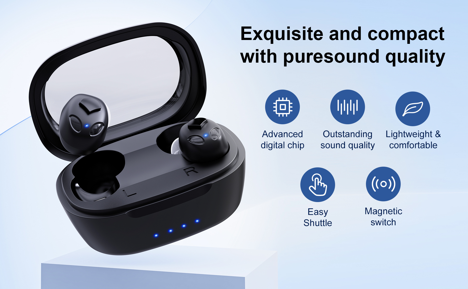Hearing Aid Device Rechargeable ITC Hearing Aids